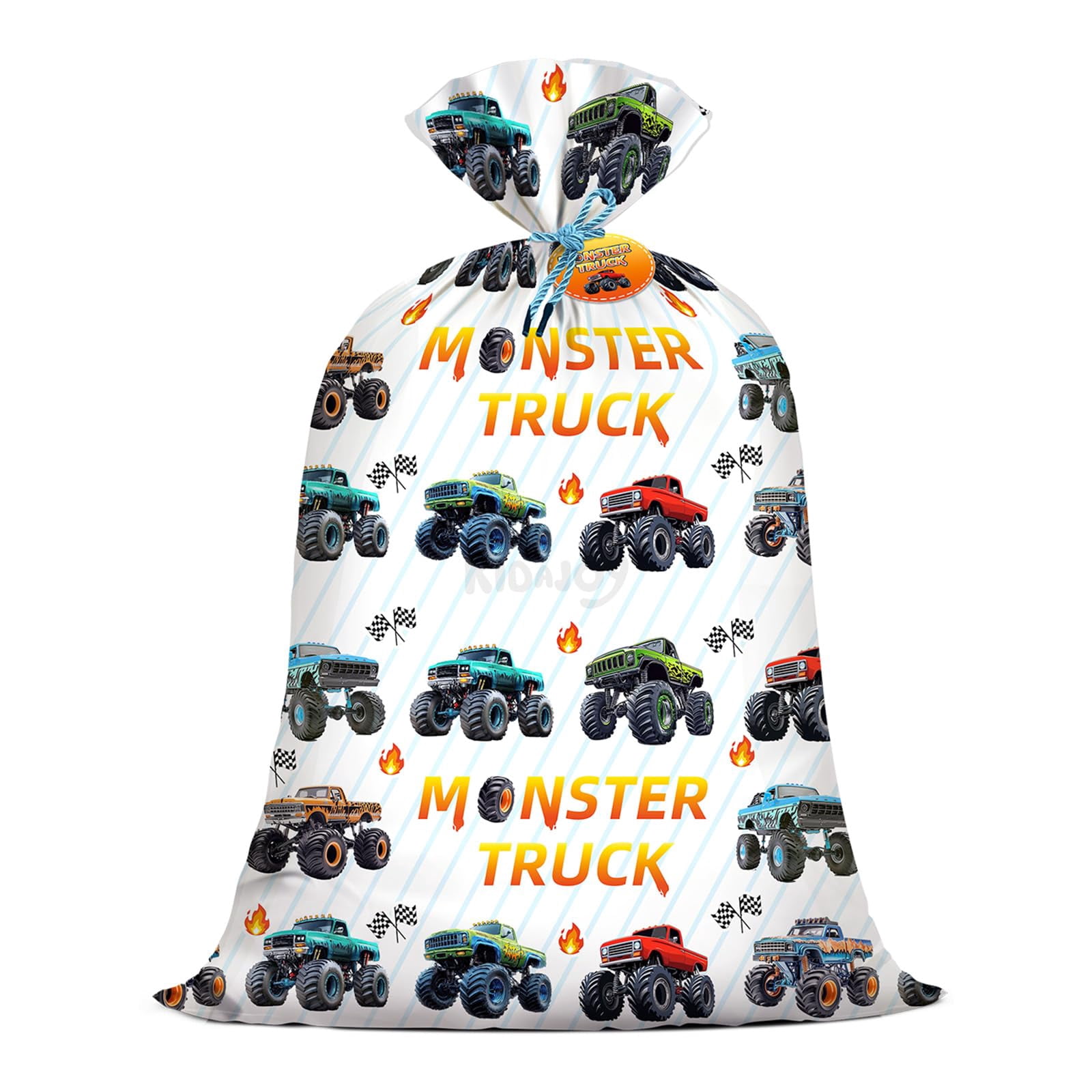 Extra Large Monster Truck OKA4 Birthday Plastic Gift Bags for Boys ...
