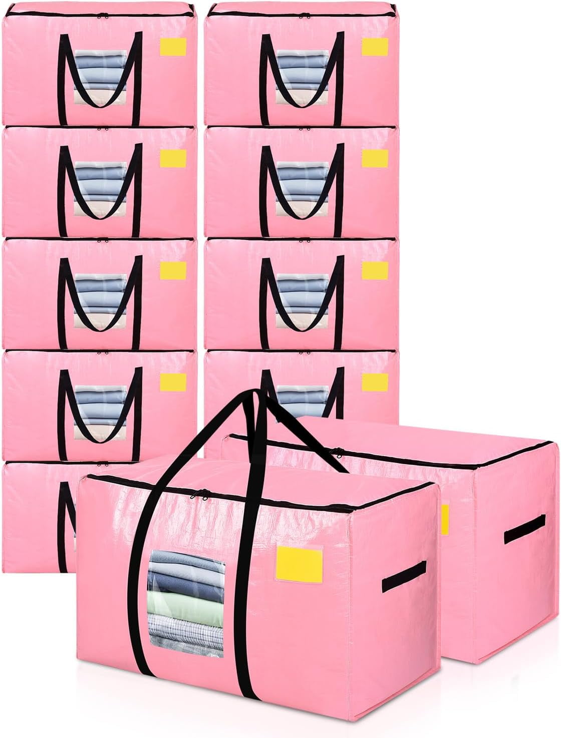 Extra Large Moving Bags, 12 Pack Heavy Duty Storage Bags Boxes Bins ...