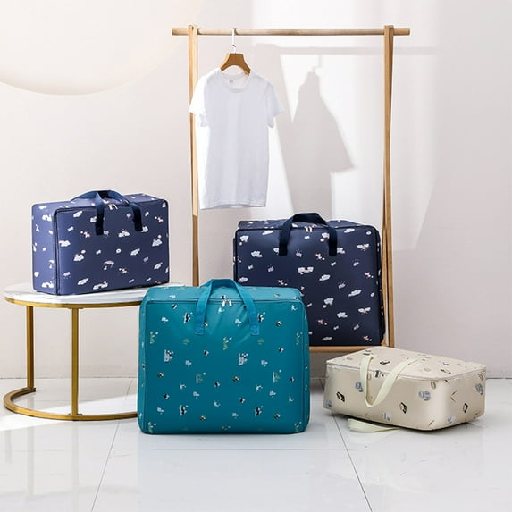 Extra Large Moving Bags with Zippers & Carrying Handles, Heavy-Duty ...