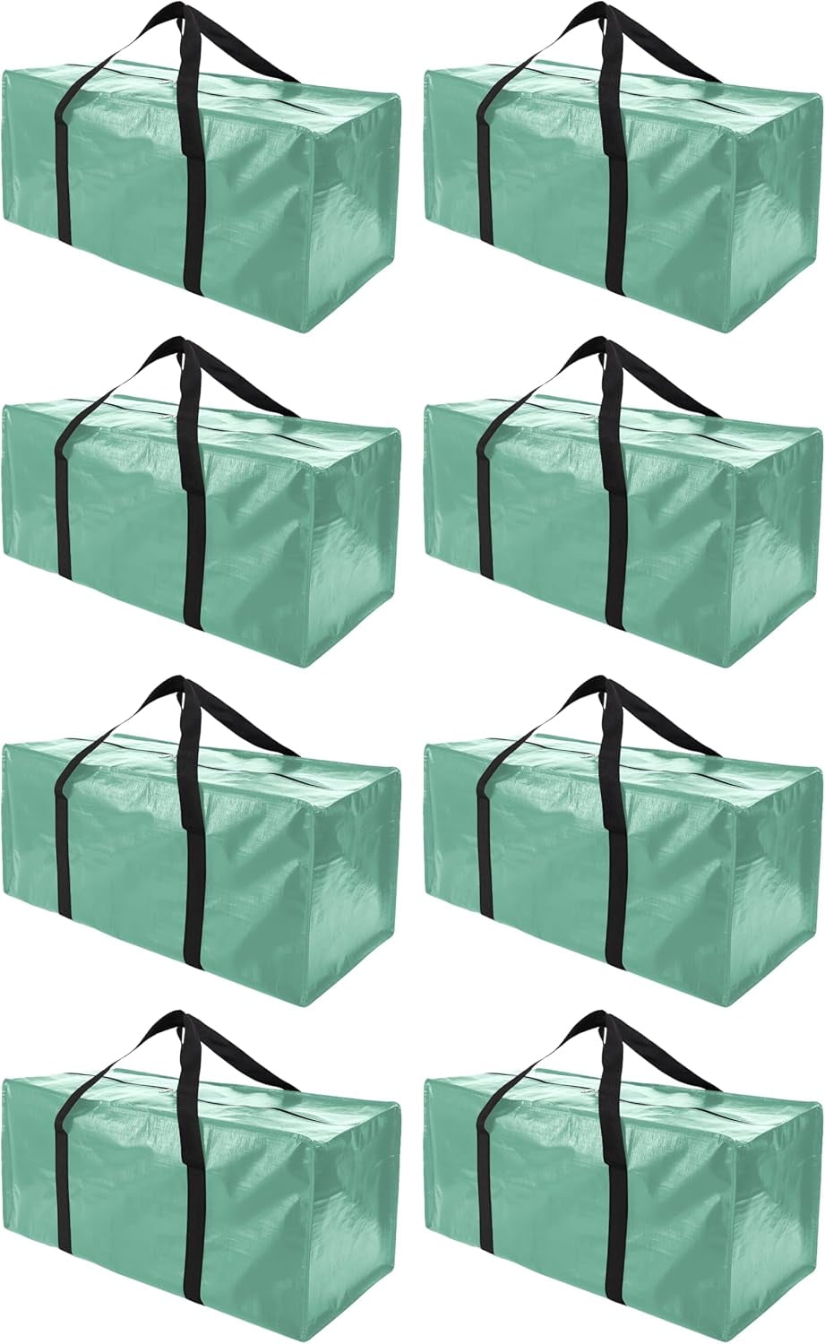 Extra Large Moving Bags with Zippers & Carrying Handles, Heavy-Duty ...