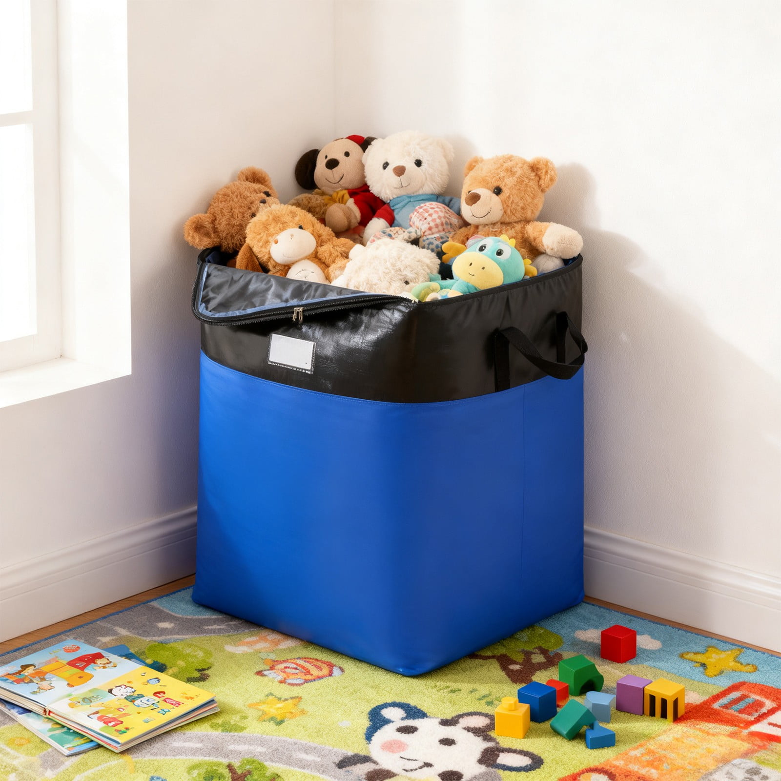 Extra Large Moving Bags with Zippers & Carrying Handles, Waterproof ...