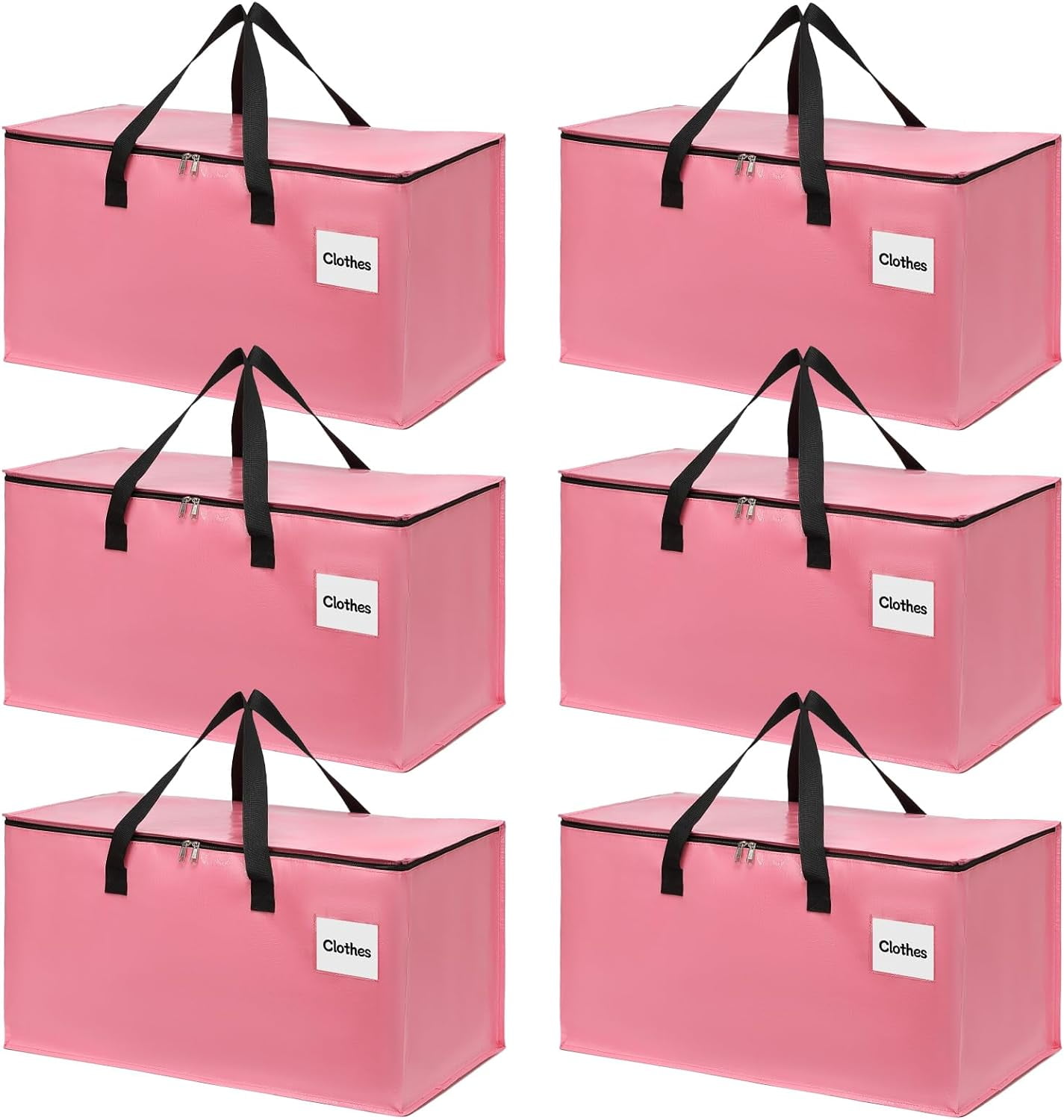 Extra Large Moving Bags with Zipper - Heavy Duty Tote for Packing ...