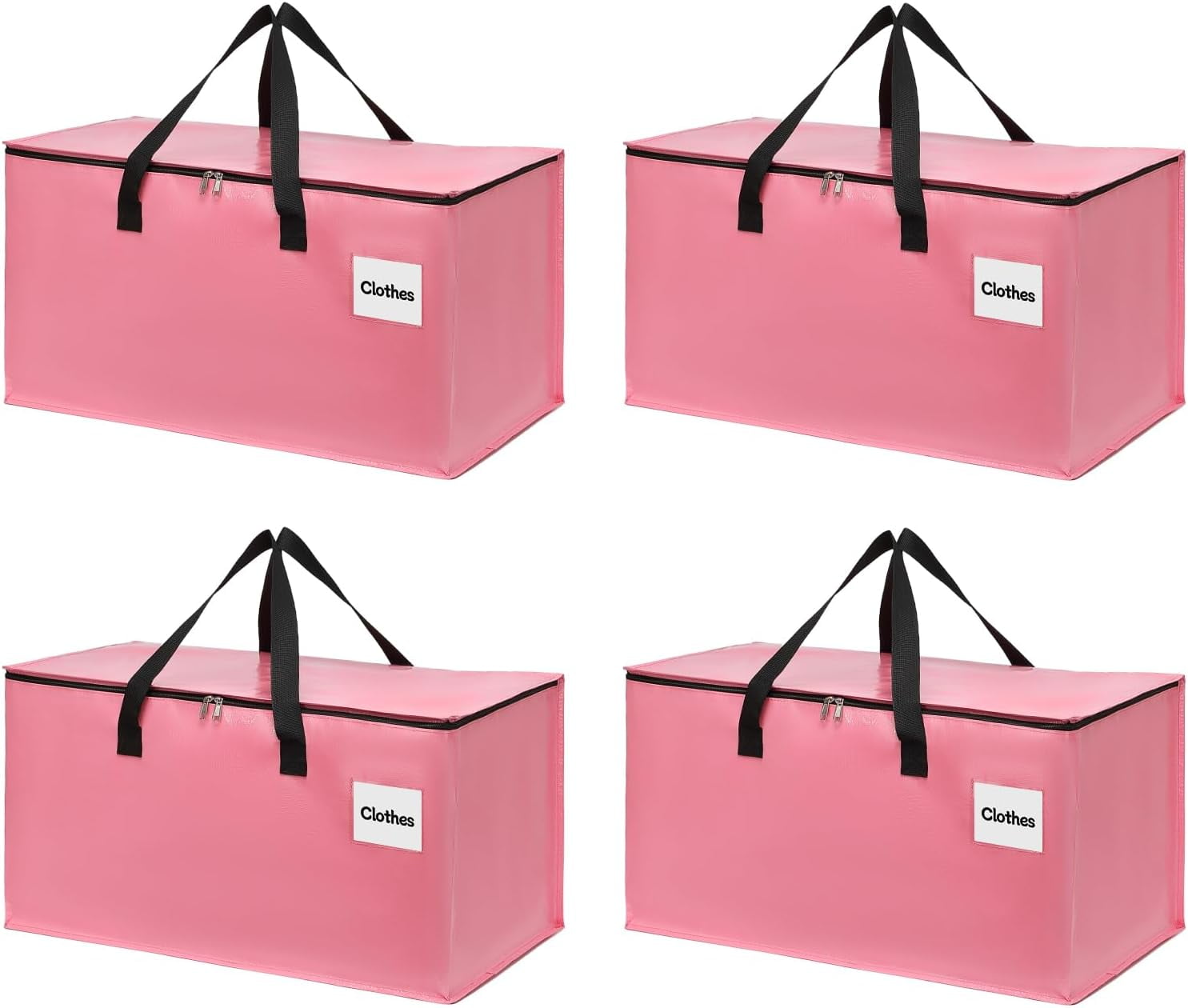 Extra Large Moving Bags with Zipper - Heavy Duty Tote for Packing ...