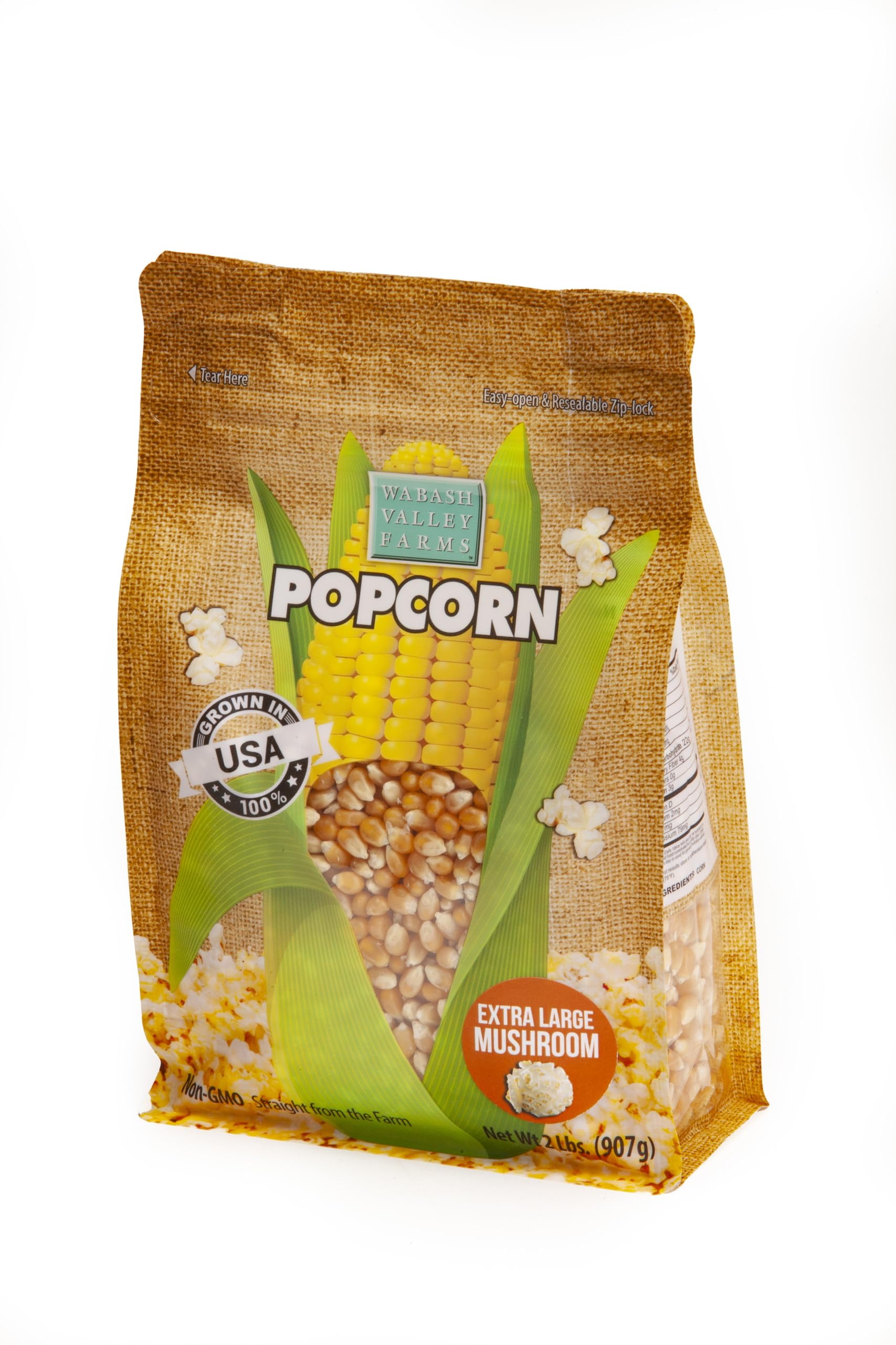Extra Large Mushroom Popcorn DMF15 Kernels - Wabash Valley Farms Large ...