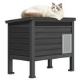 Extra Large Outdoor Cat House, Weatherproof Feral Cat Shelter, Elevated ...