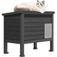 Extra Large Outdoor Cat House, Weatherproof Plastic Feral Cat House ...
