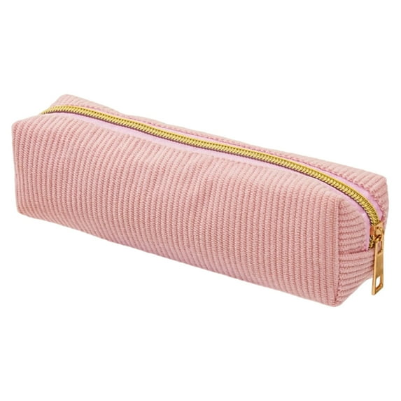 Extra Large Pencil Case | Corduroy Pen Organizer, Makeup Brush Bag ...