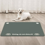 Extra Large Pet Food Mat, 36" x 24", Absorbent Dog Mat for Food and ...