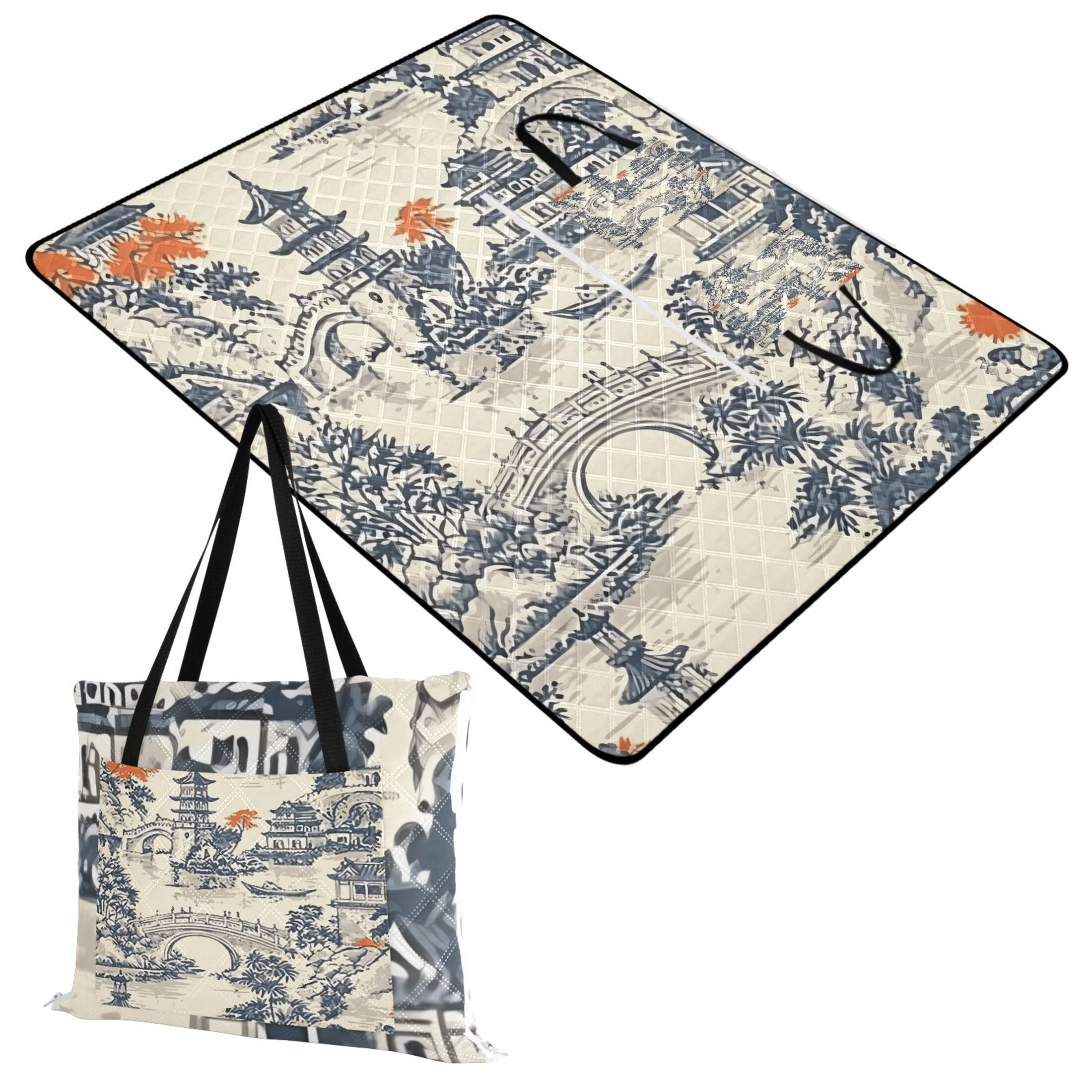 Extra Large Picnic Beach Blanket Waterproof Sand Proof Portable Outdoor ...