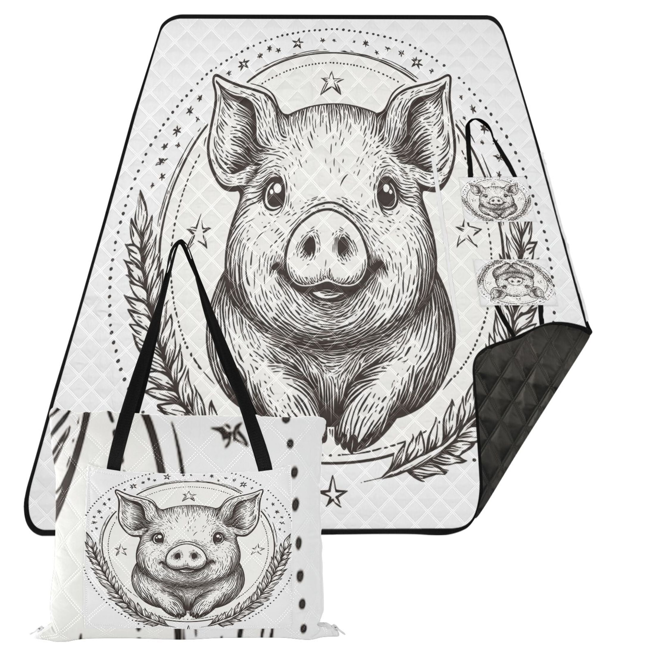 Extra Large Picnic Beach Blanket Waterproof Sand Proof Portable Outdoor ...