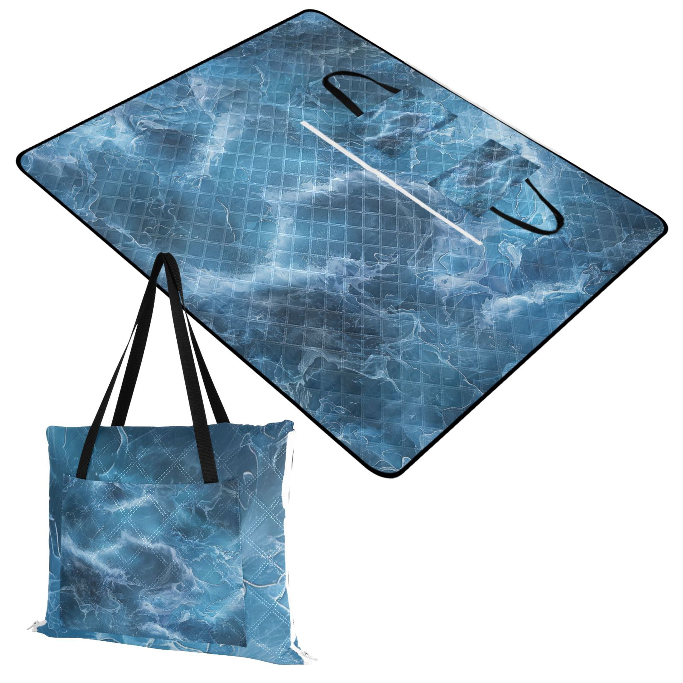 Extra Large Picnic Beach Blanket Waterproof Sand Proof Portable Outdoor ...