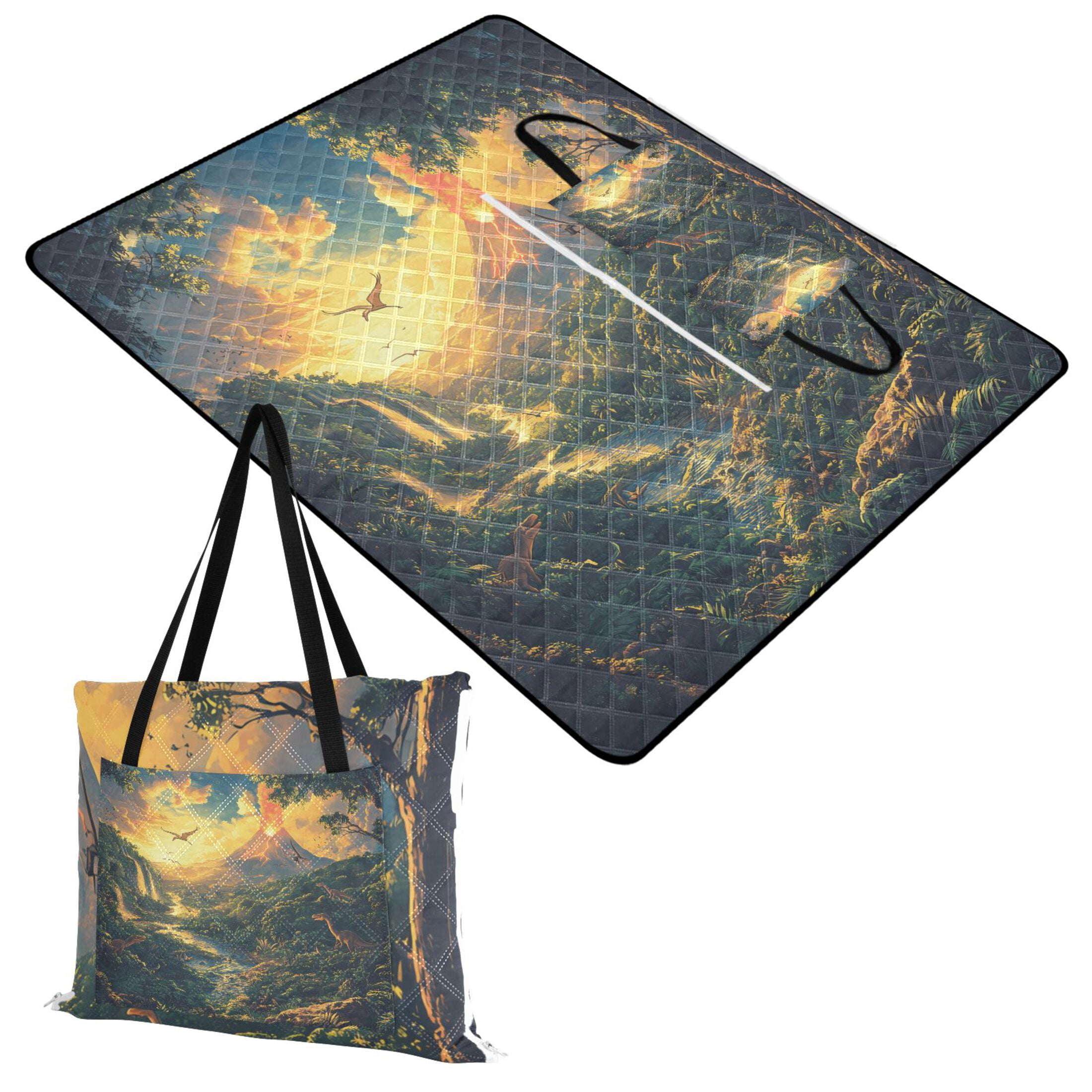 Extra Large Picnic Beach Blanket Waterproof Sand Proof Portable Outdoor ...