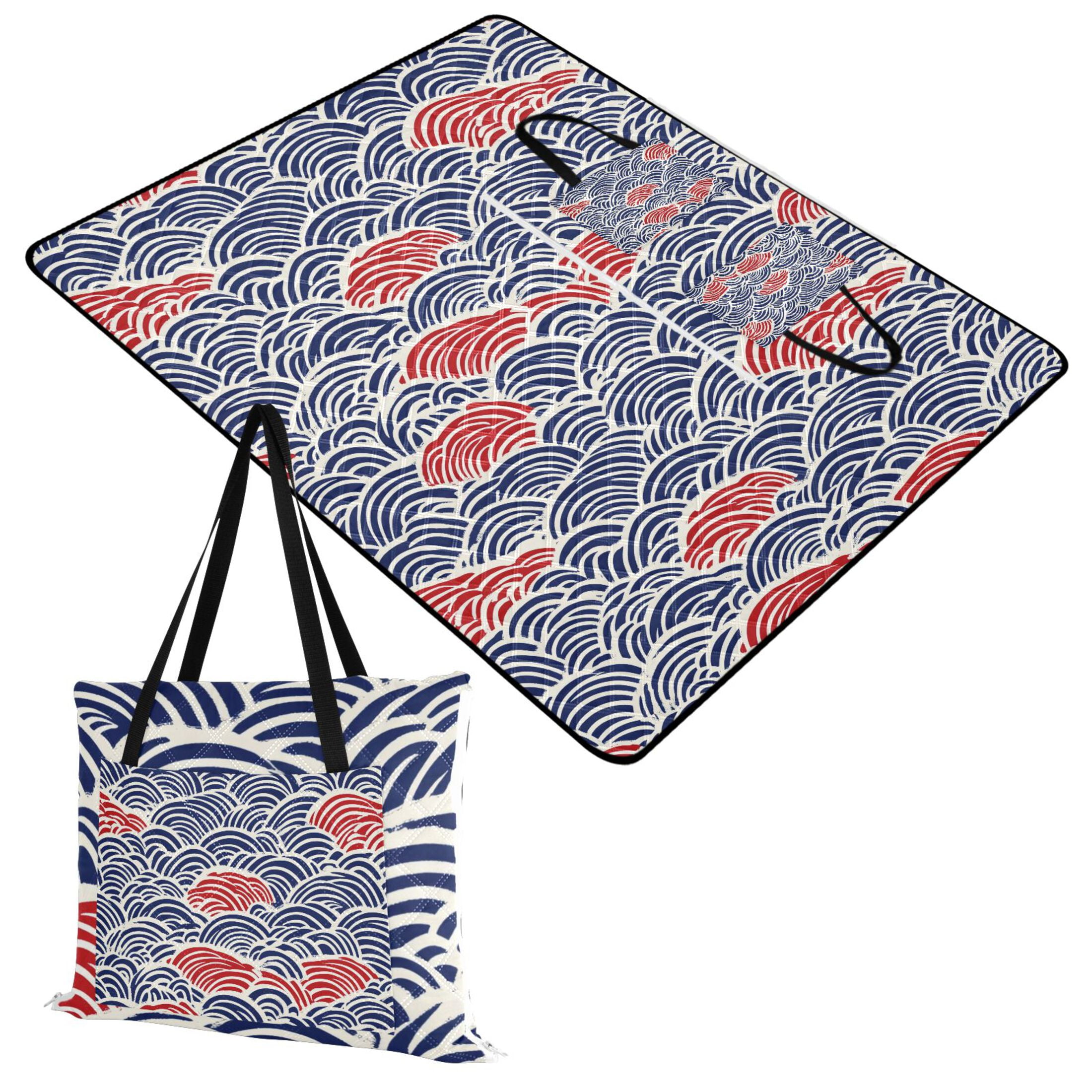 Extra Large Picnic Beach Blanket Waterproof Sand Proof Portable Outdoor ...