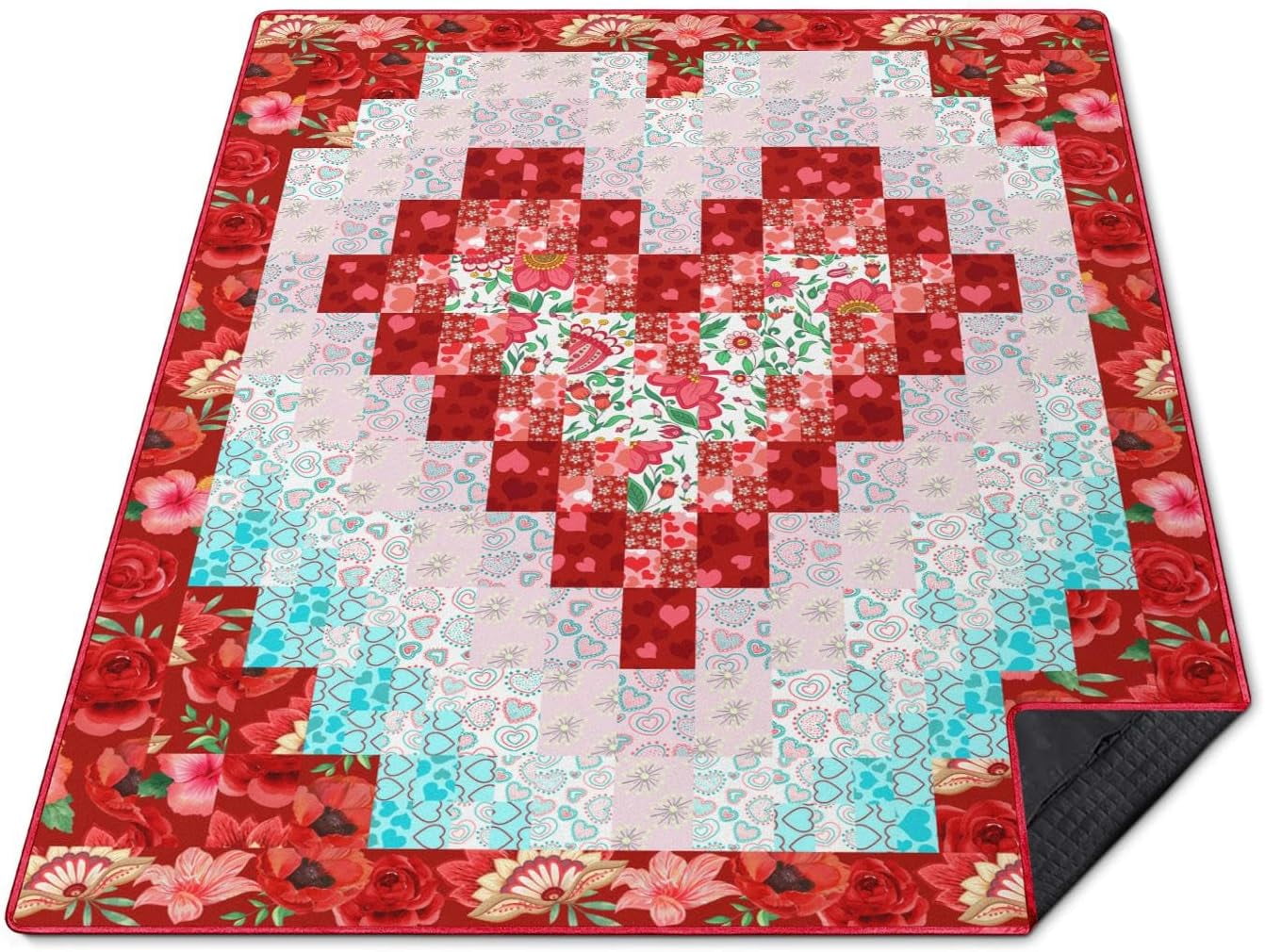 Extra Large Picnic Blankets Waterproof Foldable (60"x 80") Beach ...