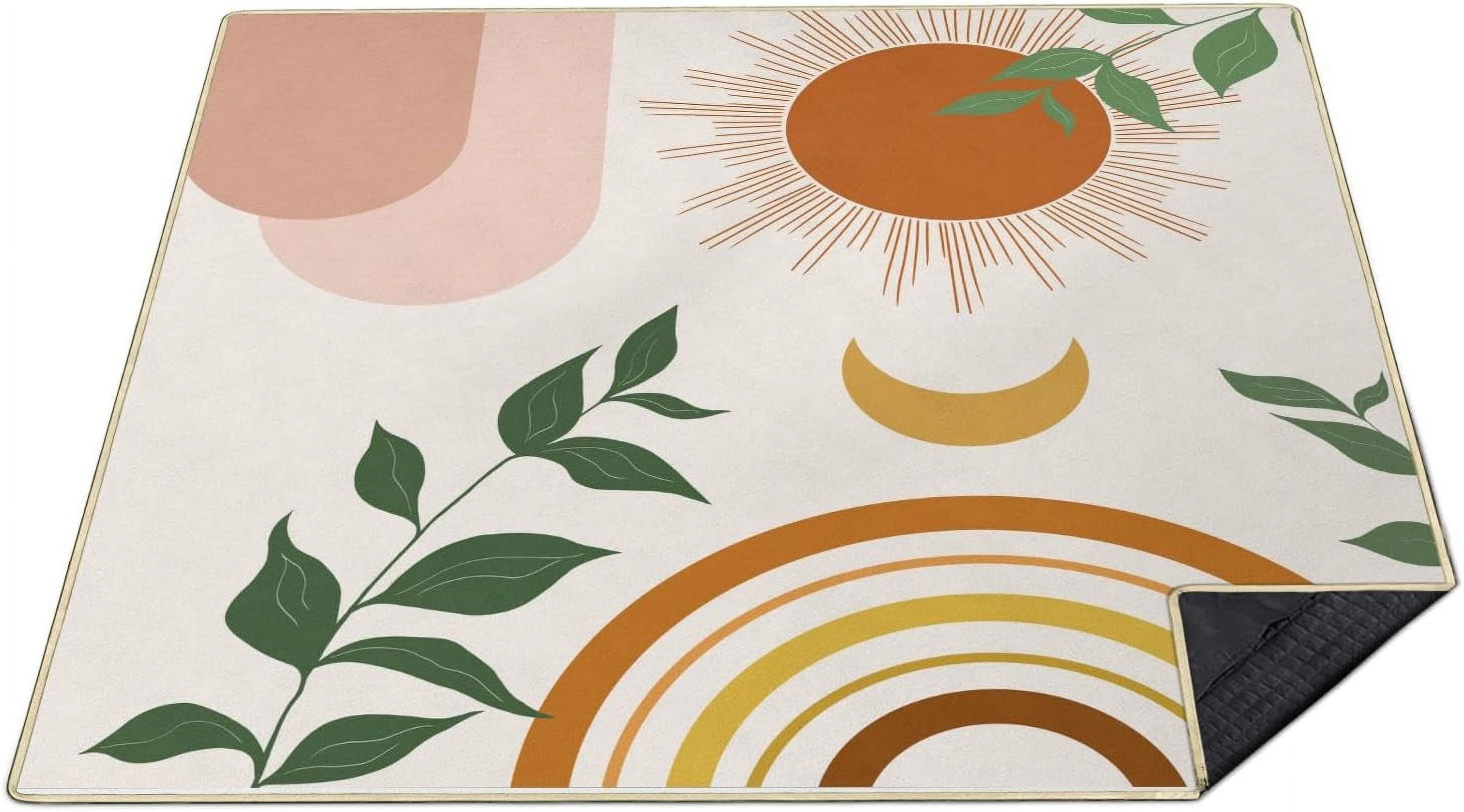 Extra Large Picnic Blankets Waterproof Foldable (80"x 80") Boho Beach ...