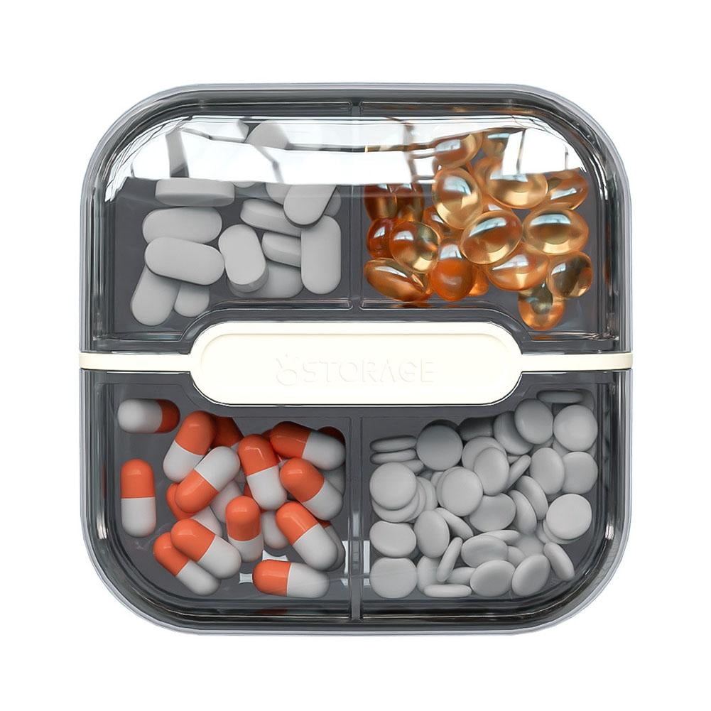 Extra Large Pill Organizer Medicine Case Pill Box Adjustable ...