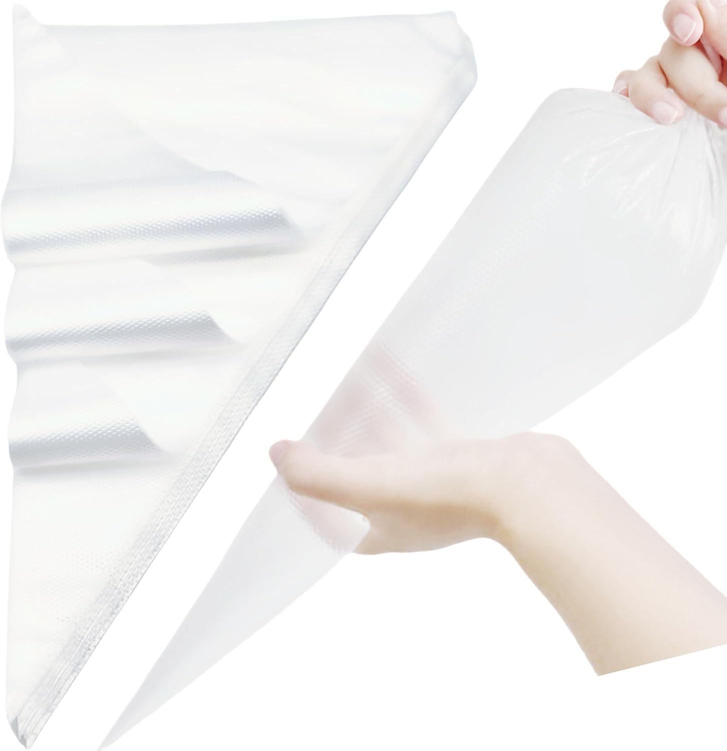 Extra Large Piping Bags (100 Pack) – 18-Inch Disposable Pastry Bags ...