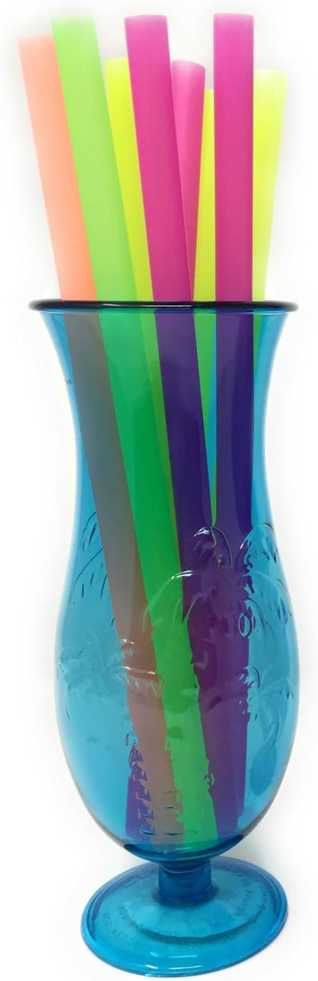 Extra Large Plastic Straws, Great for Smoothies, Extra Wide Straws With ...