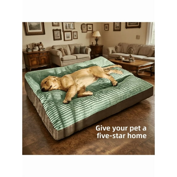 Extra-Large Plush Dog Sofa Bed - Waterproof Washable Cover Slip ...