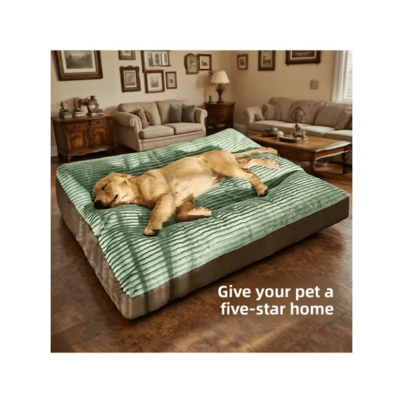 Extra-Large Plush Dog Sofa Bed - Waterproof Washable Cover Slip ...
