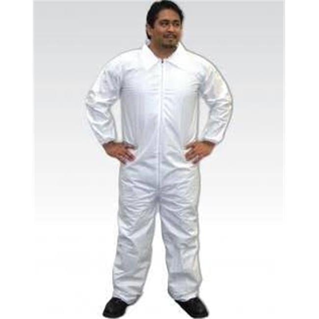 Extra Large Polypropylene Disposable Coverall Suit - Walmart.com