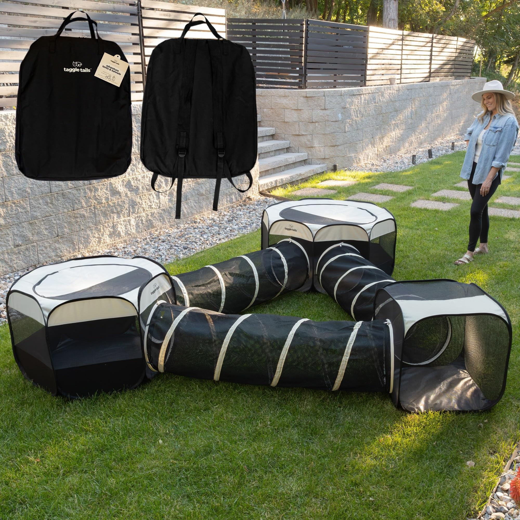 Extra Large Portable Cat MSF2 Play Pen, Indoor Cat Dog Pop Up Dog ...