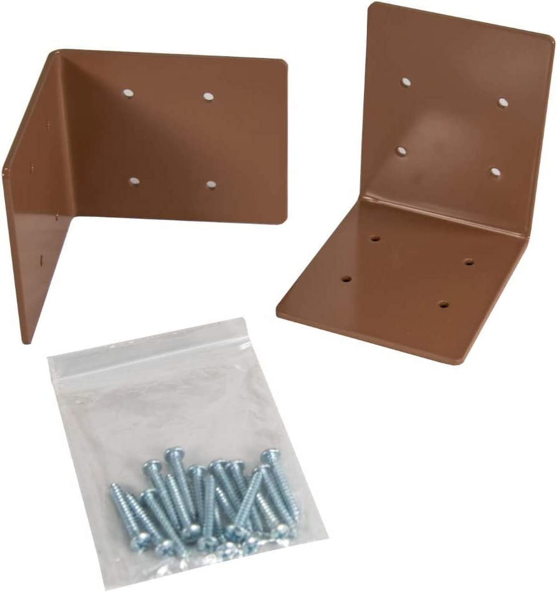 Extra Large Post Mounting Bracket Flange, Great for House & Feeders - 4 ...