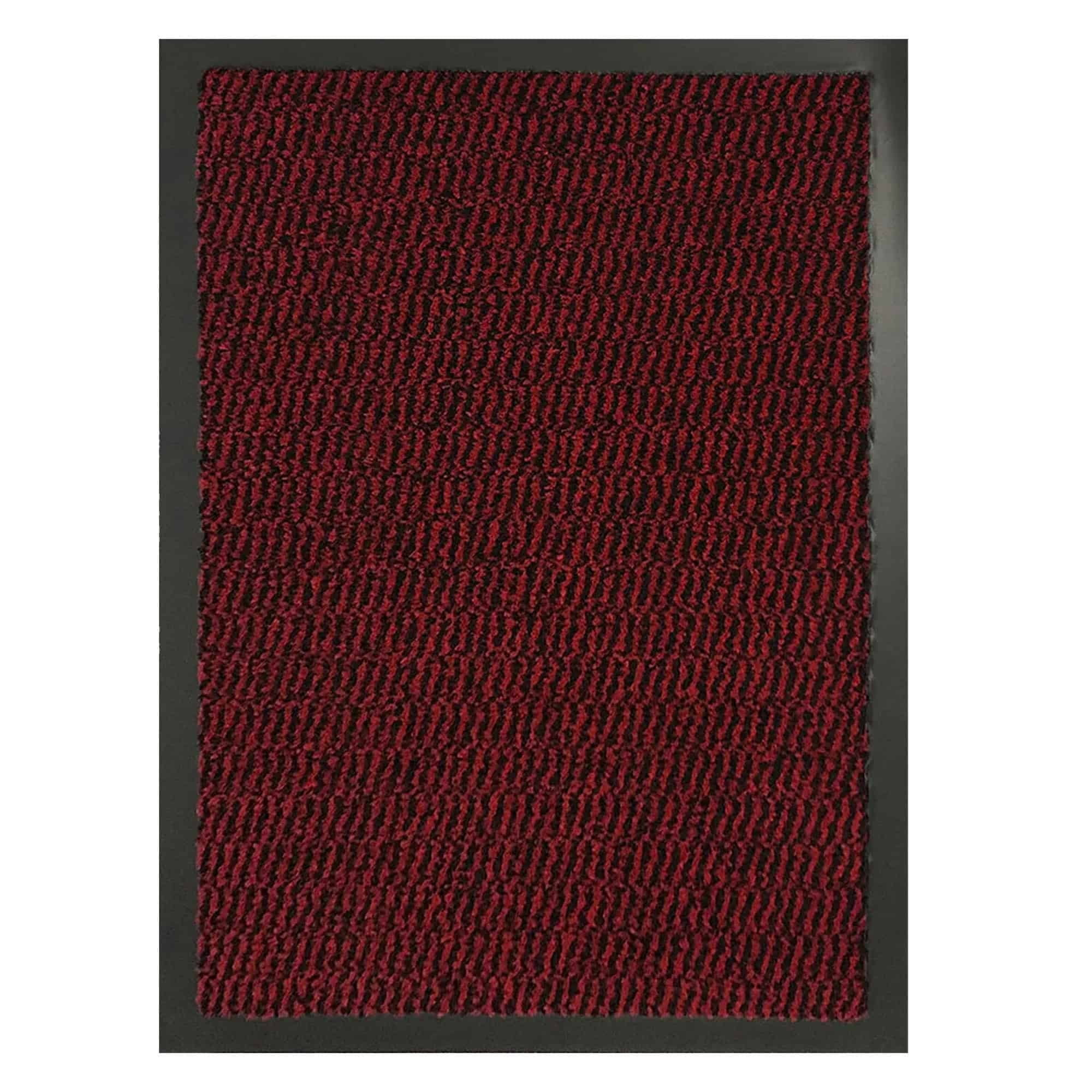 Extra Large Red Heavy-Duty Door Mat - 48" x 32", Non-Slip, Perfect for ...