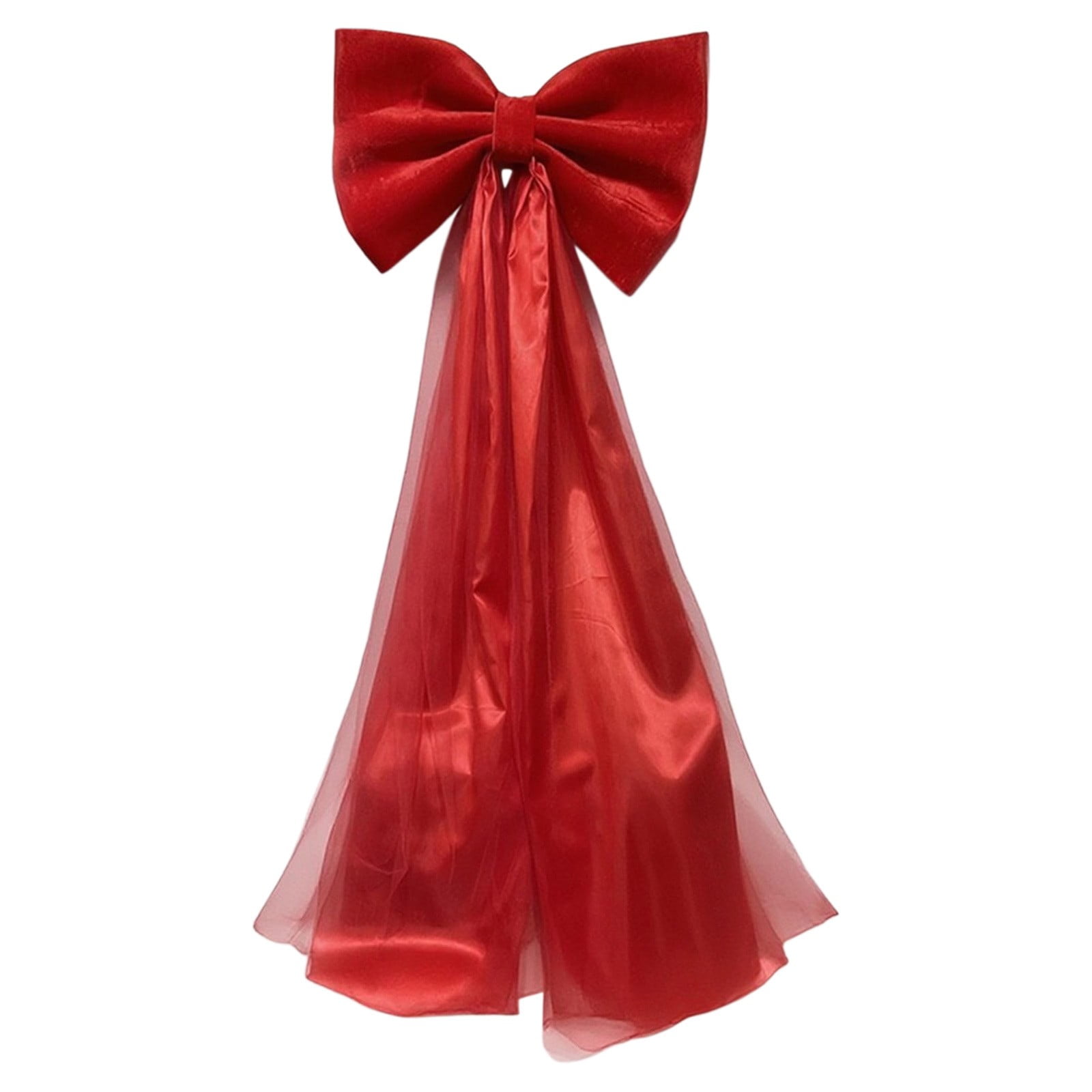 Extra Large Red Velvet Bow Christmas Event Holiday Mall Decoration ...