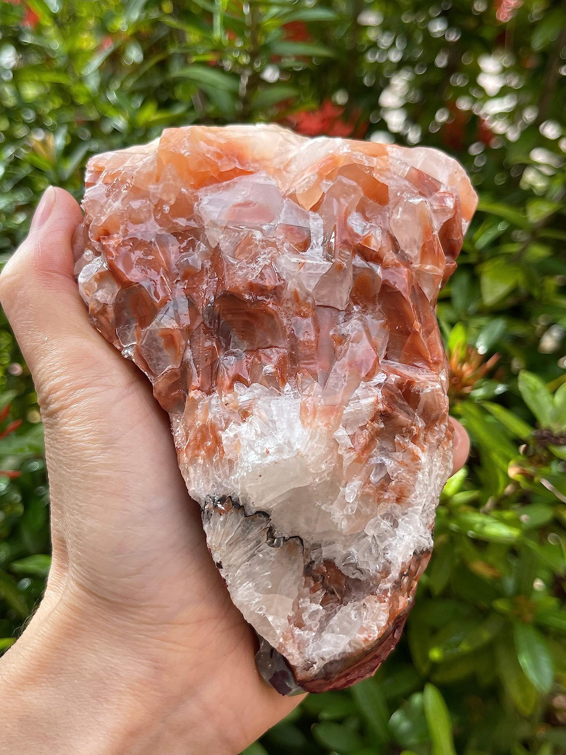 Extra Large Red and Brown Calcite Rough Natural Stones, Raw Calcite Red ...