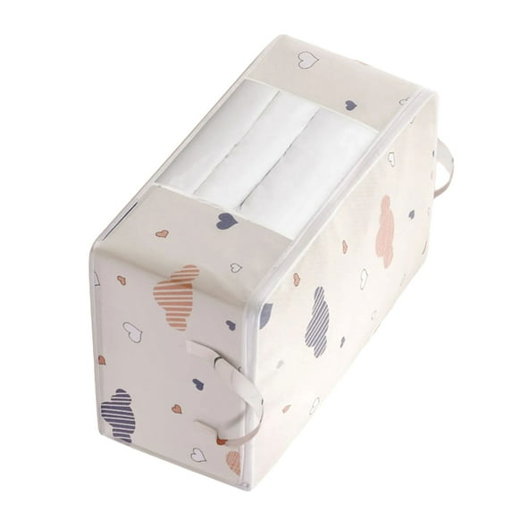Extra Large Reinforced Handle Storage Bag for Linens Foldable Fabric ...