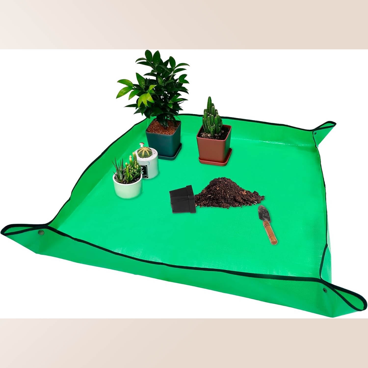 Extra Large Repotting Mat for Transplanting & Potting Soil Mess Control ...