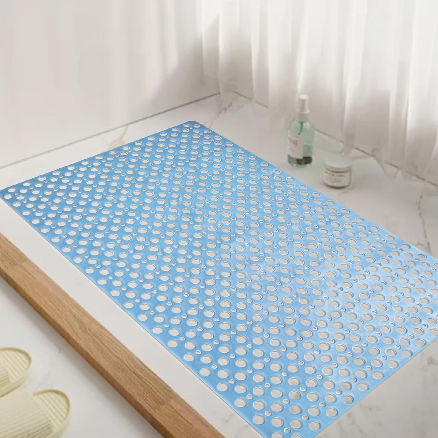 Extra Large Shower Mat Non Slip,47 * 31 Inch Bathtub Mat for Shower ...