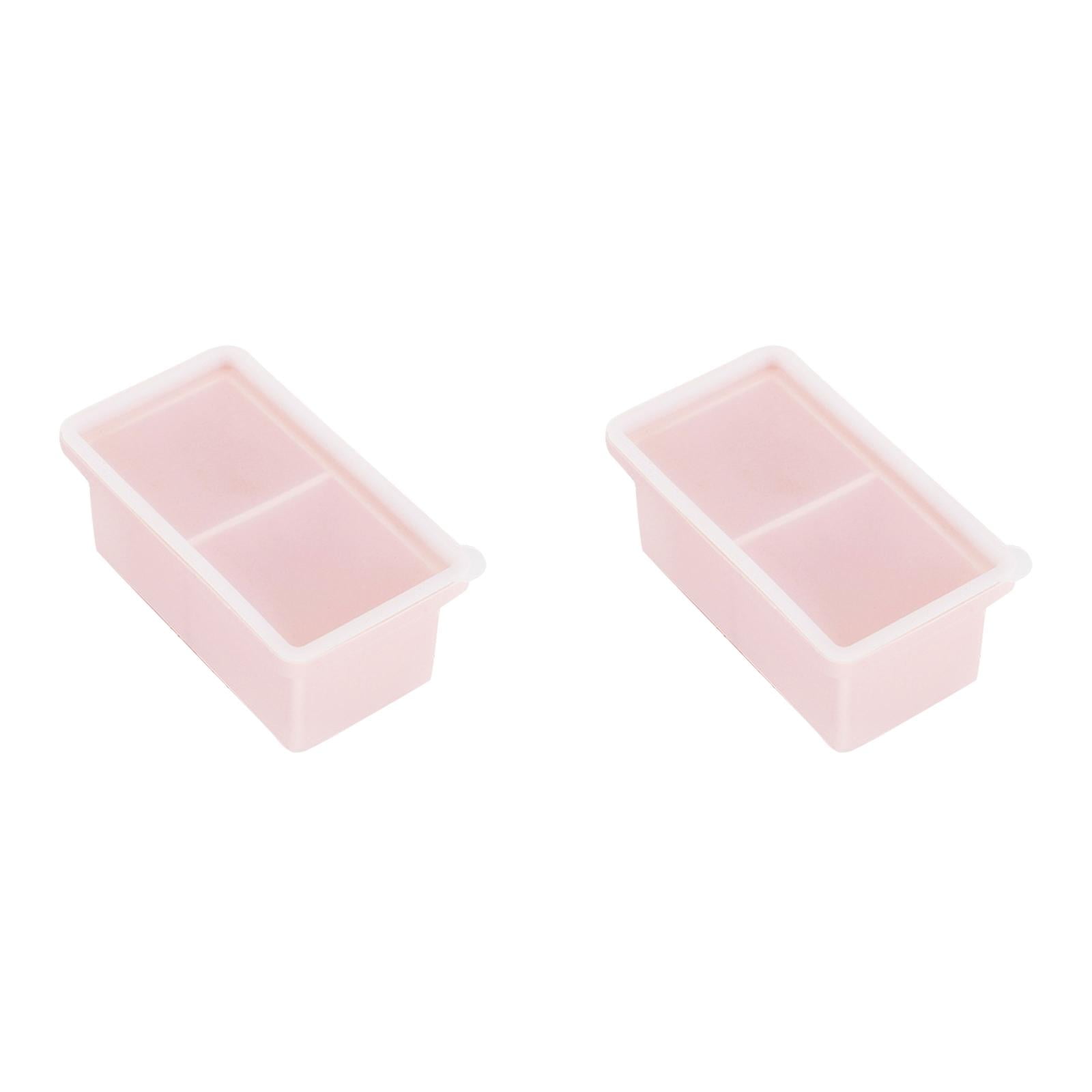 Extra Large Silicone Freezer Tray with Lid - 2-Cup Soup Storage ...