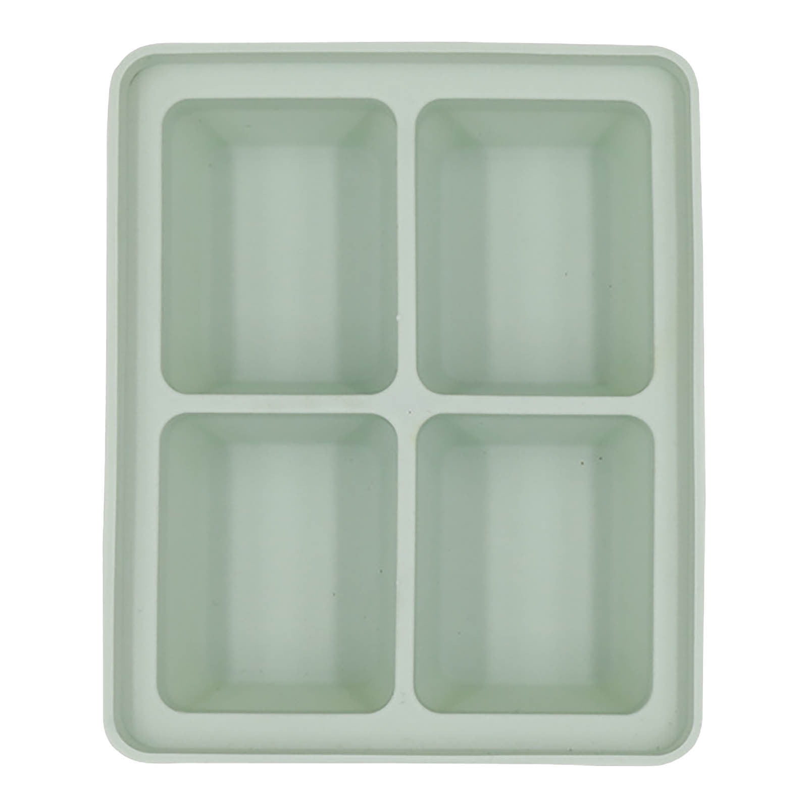 Extra Large Silicone Ice Cube Trays with Lids (6-Cavity) - BPA-Free ...