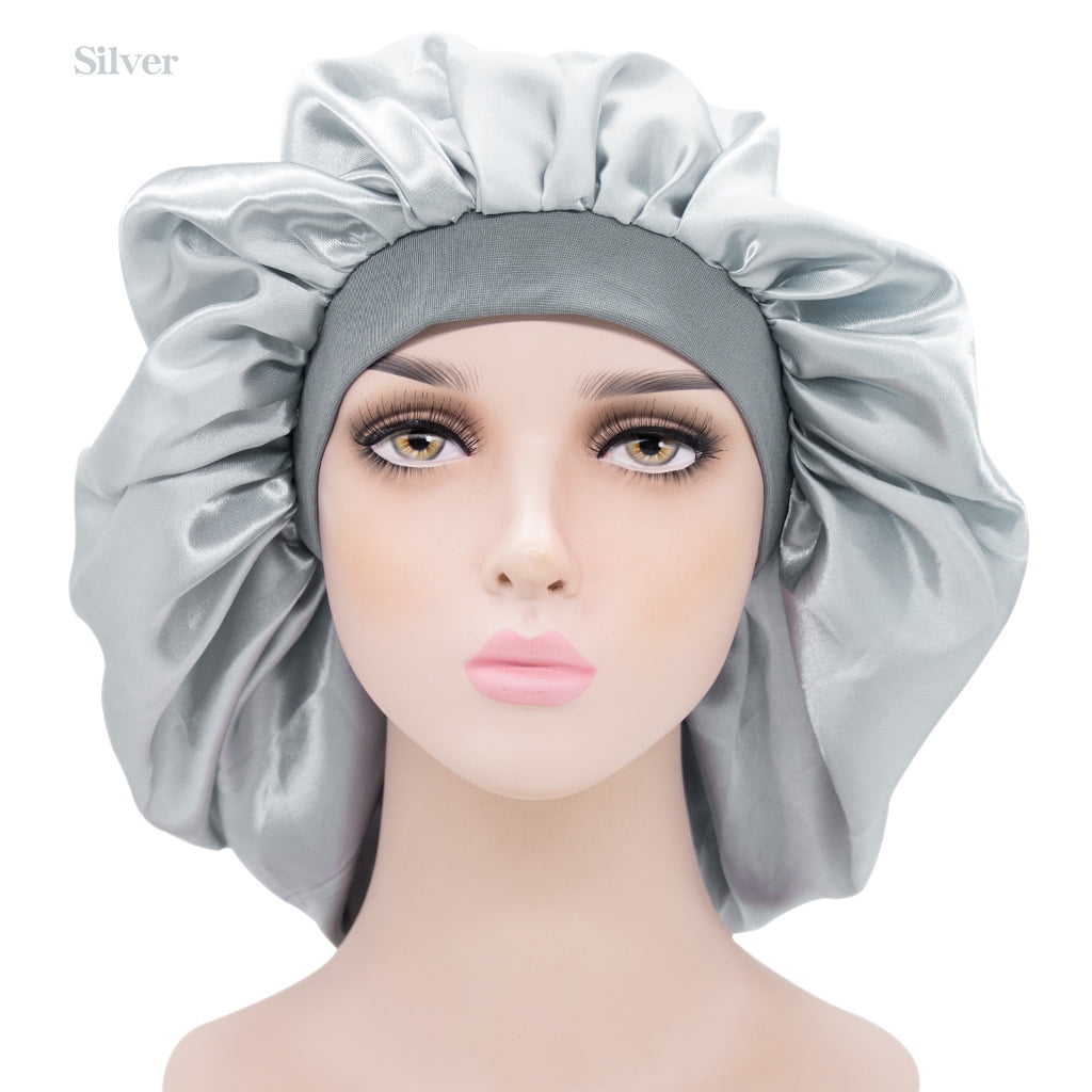 Extra Large Silk Bonnet for Sleeping, Hair Bonnets Satin Bonnet for ...