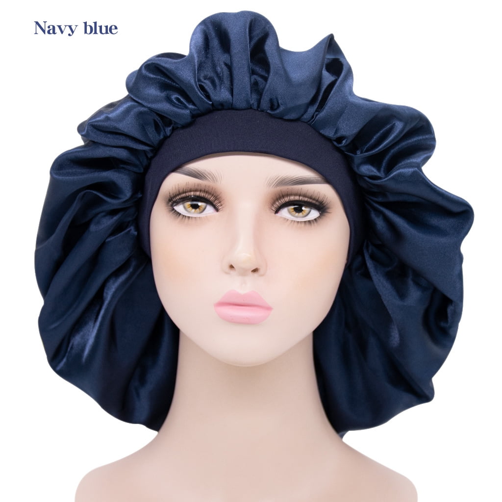 Extra Large Silk Bonnet for Sleeping, Hair Bonnets Satin Bonnet for ...