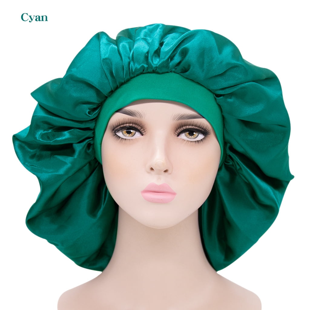 Extra Large Silk Bonnet for Sleeping, Hair Bonnets Satin Bonnet for ...