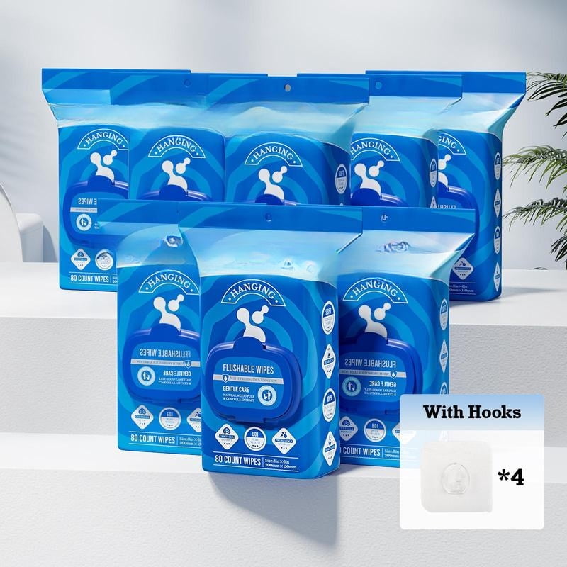 Extra Large Size Adult Wipes Made of Plant - Based Fibers，Alcohol-Free ...