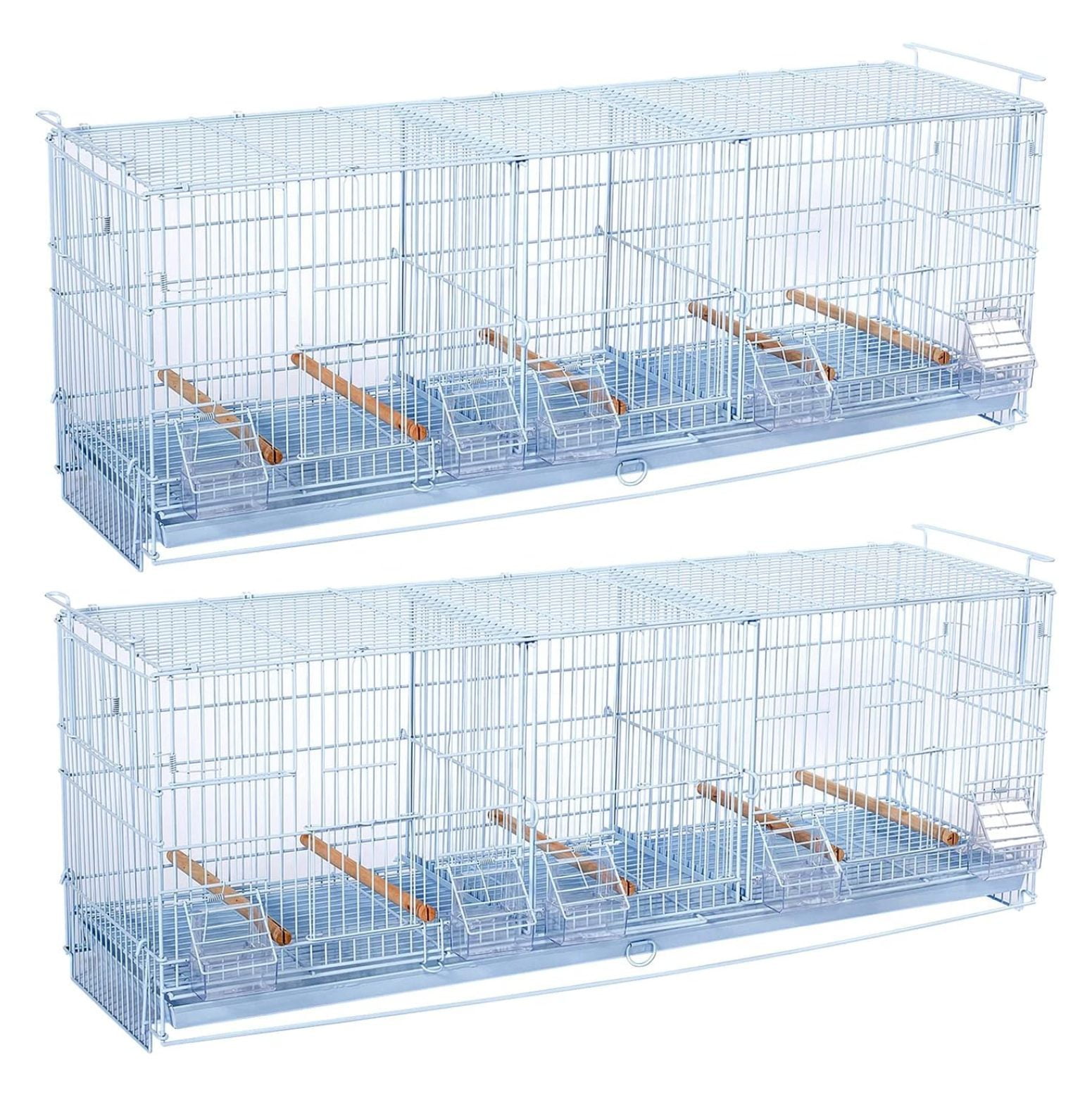 Extra Large Stackable Breeder Flight Cage Side Breeding Nest Box Door with Double Removable ...