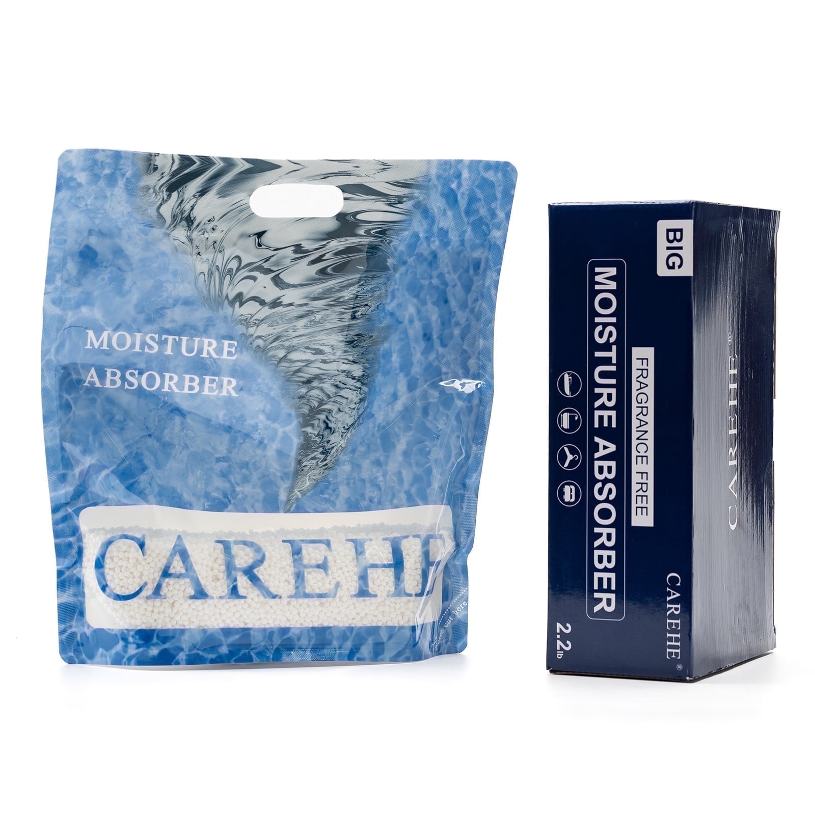 Extra-Large Moisture Absorber 1000g (2.2lbs) 1 Pack, Dehumidifier for ...