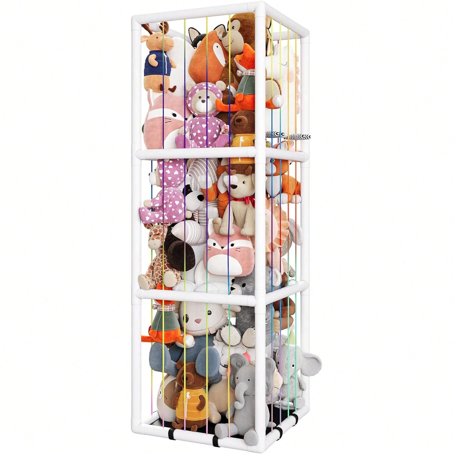 Extra Large Standing Stuffed Animal Shelf/Holder, 59" Tall ABS Tube ...
