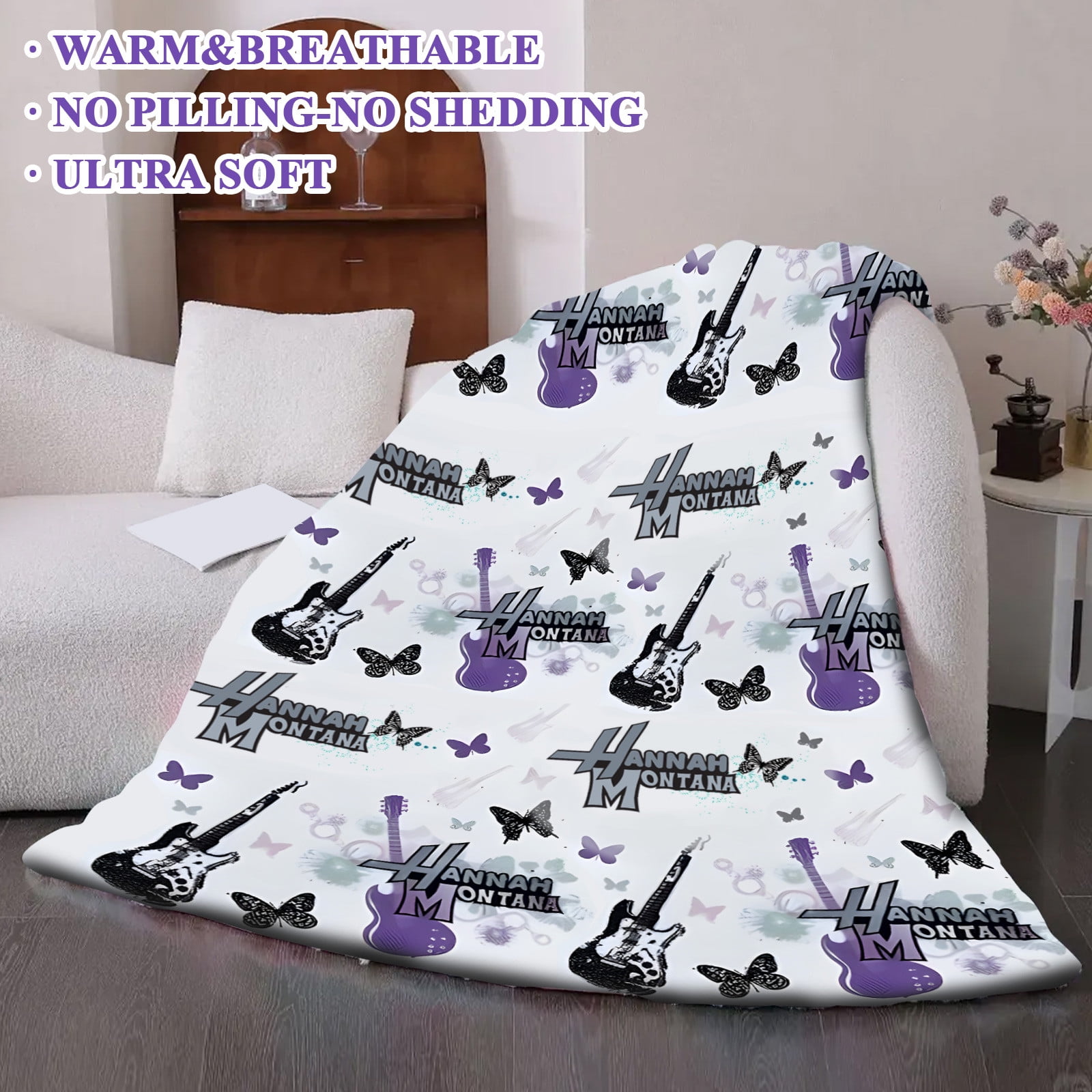 Extra Large Star Blanket - 80x90 Inch Heavy Weight Plush Throw for ...