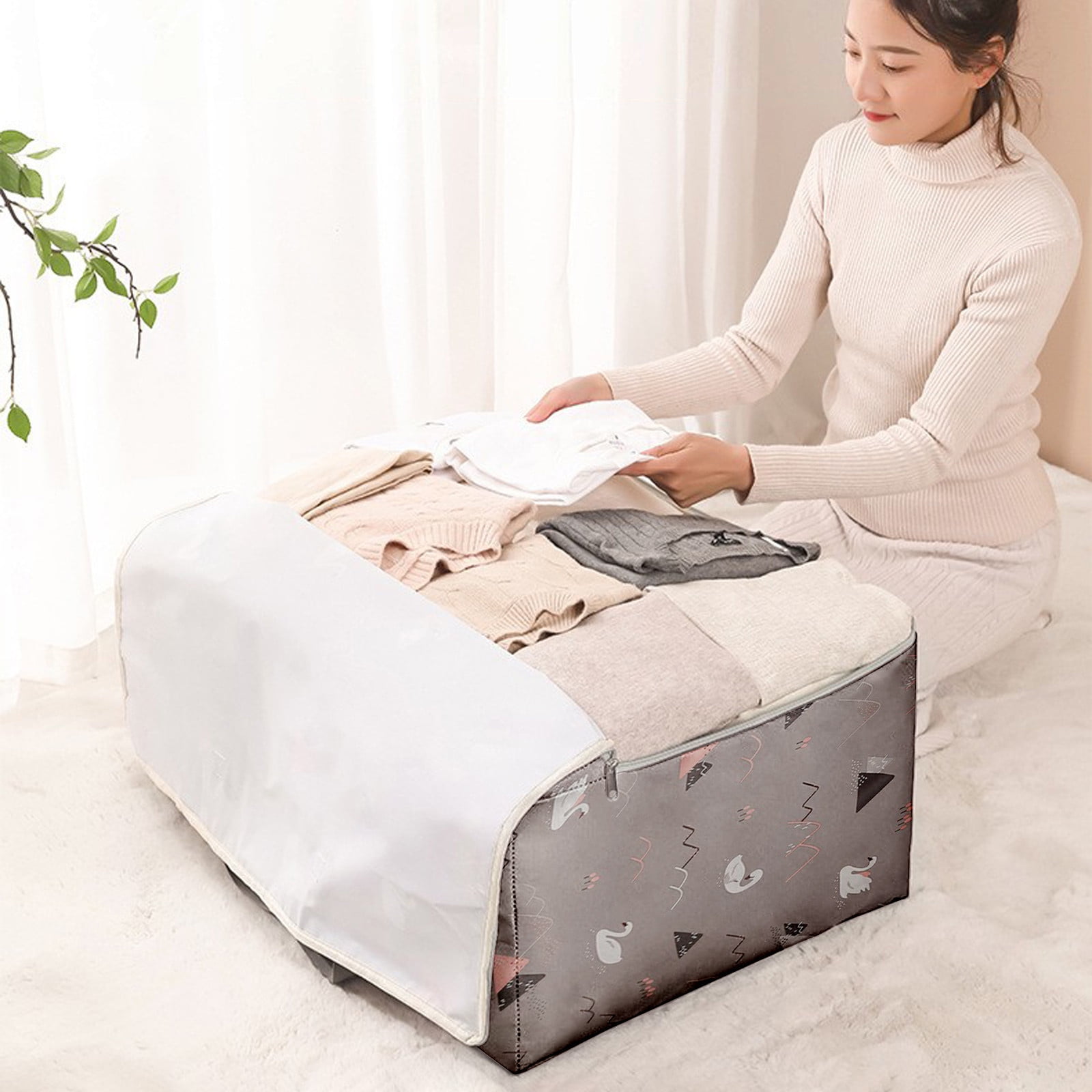 Extra Large Storage Bags for Blankets & Clothes - Heavy Duty Oxford ...