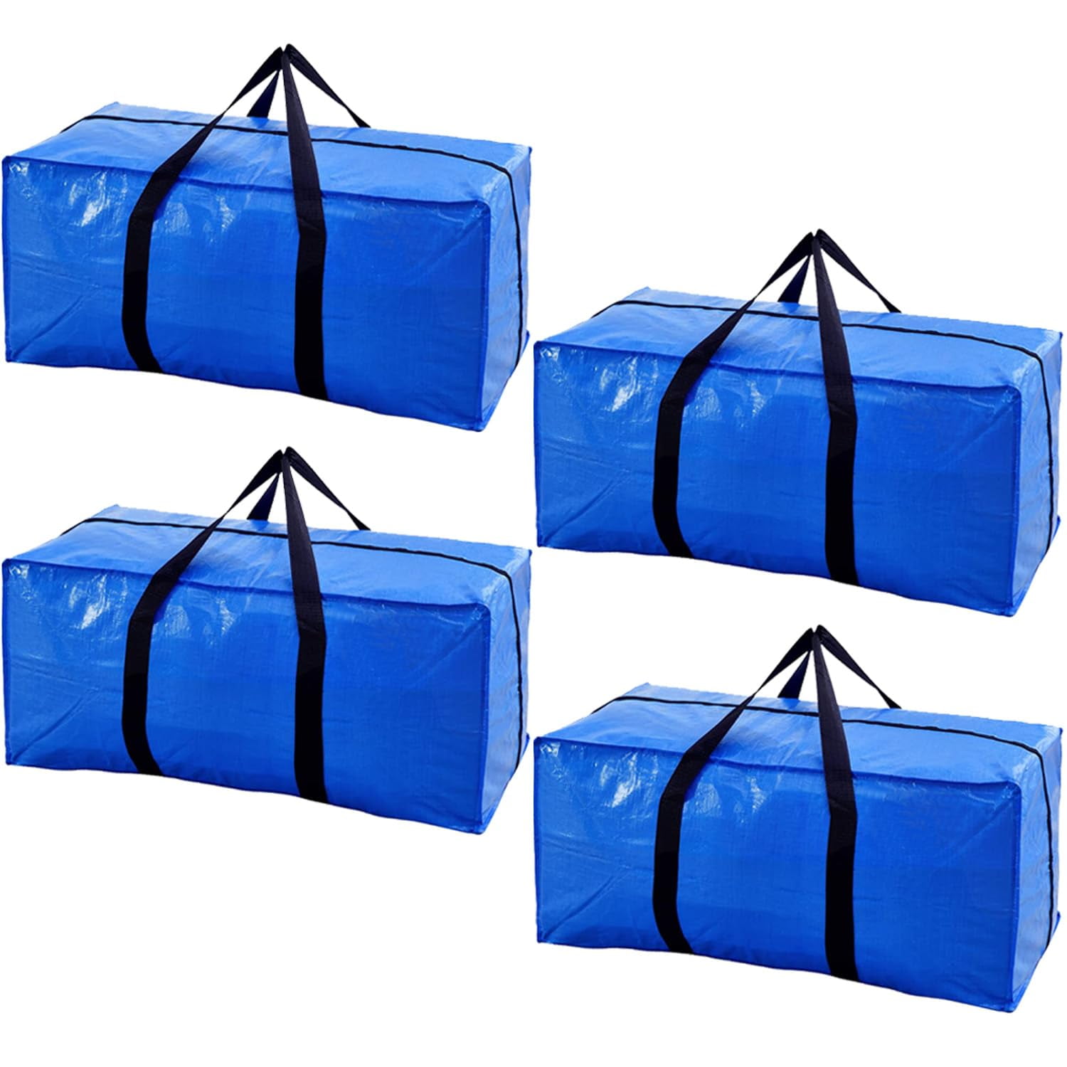 Extra Large Storage Bags for Moving, 4 Pack of Big Capacity Totes with ...