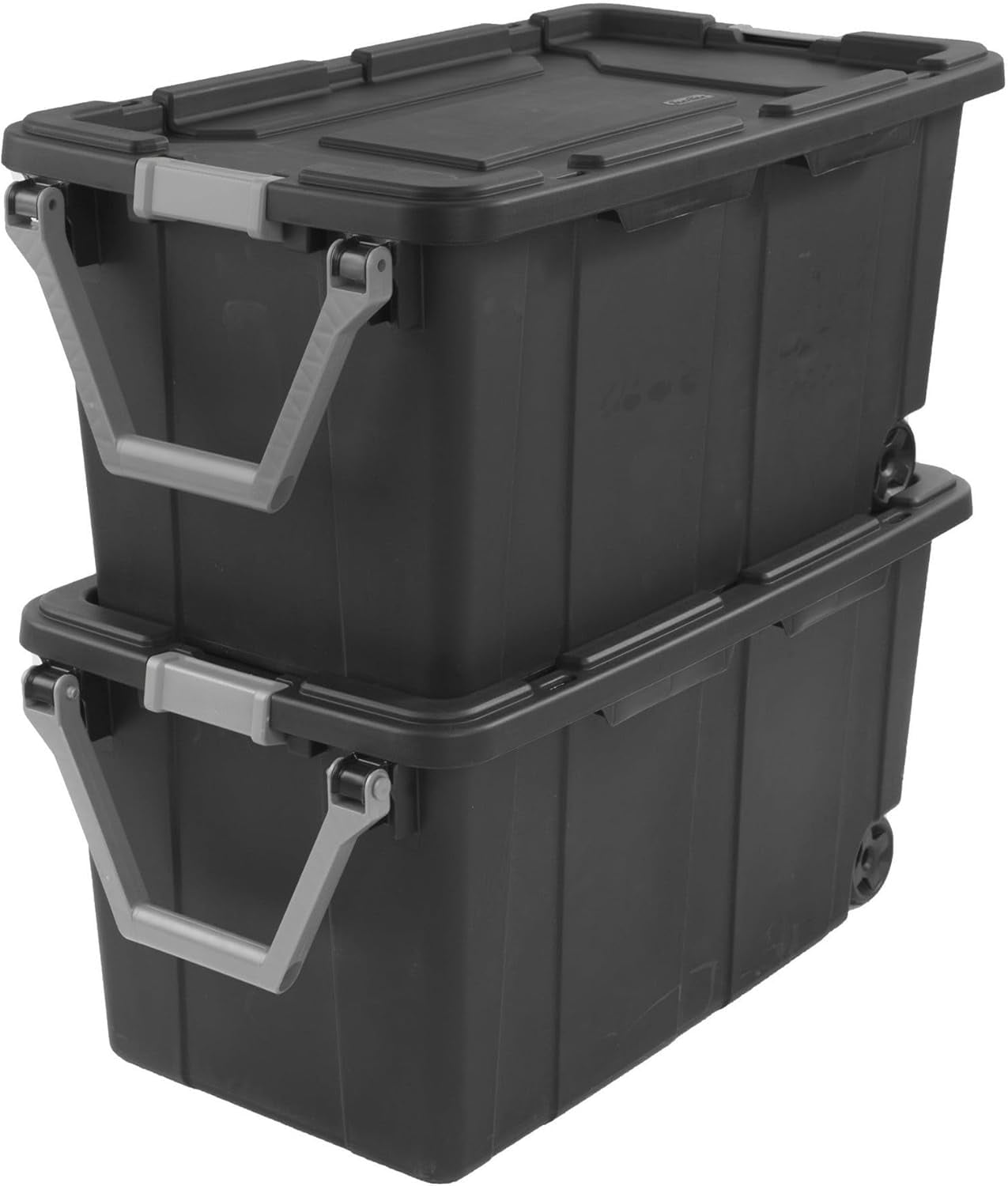 Extra Large Storage Bin, 40 Gallon Wheeled Plastic Storage Container ...