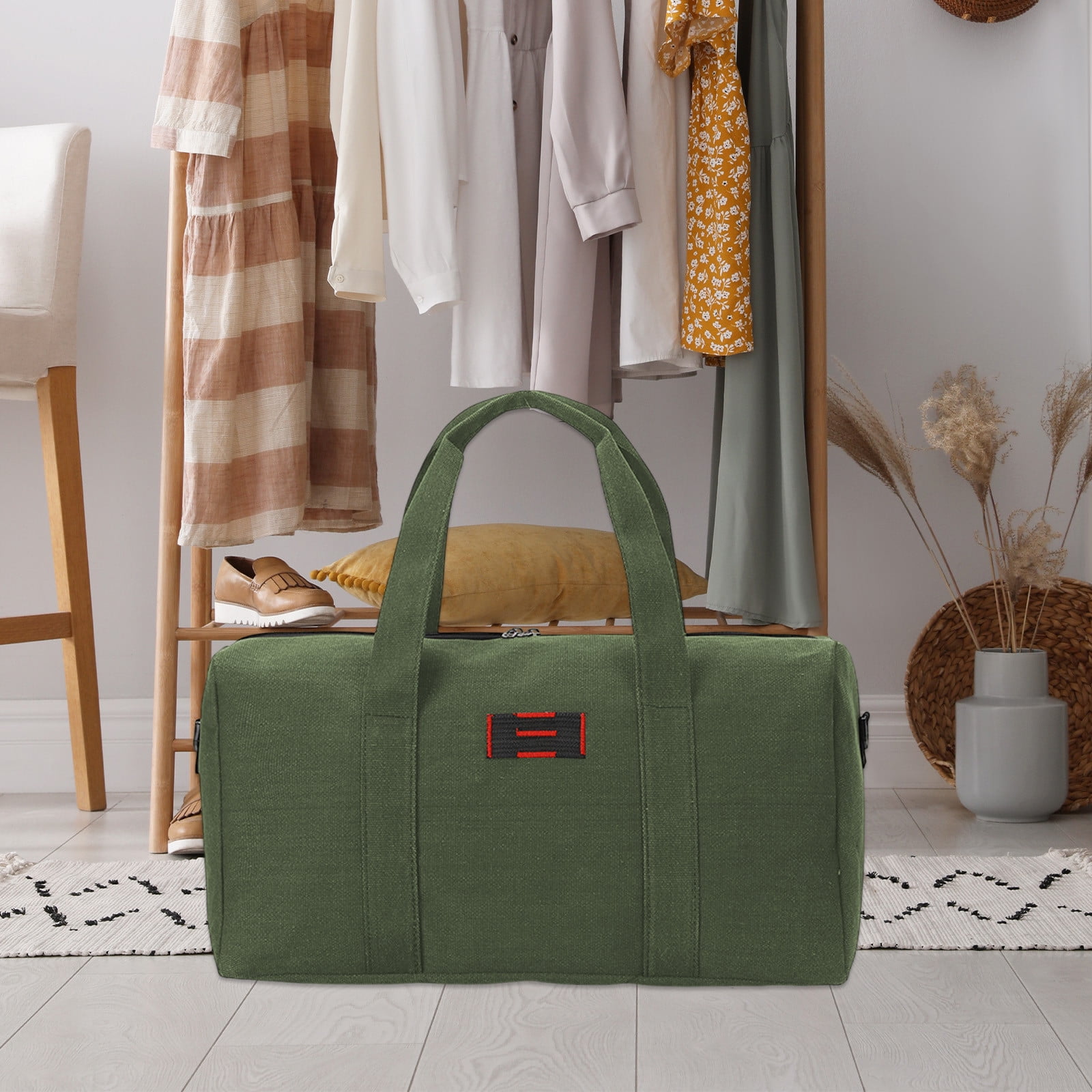 Extra Large Storage Duffle Bag with Zippers and Handles, Big Foldable ...