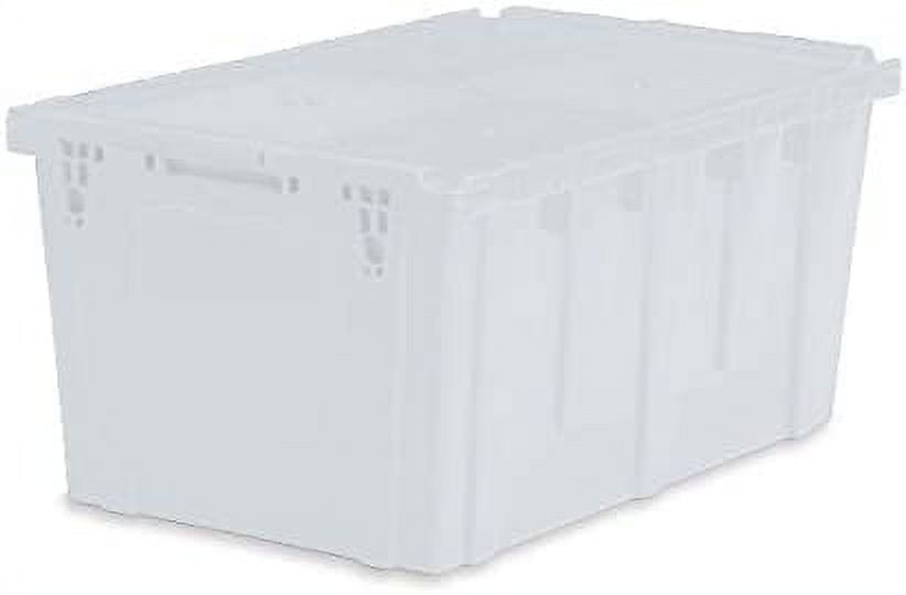 Extra Large Storage Tote with Lid 26.9" L x 17" W x 12.6" H - Semi ...