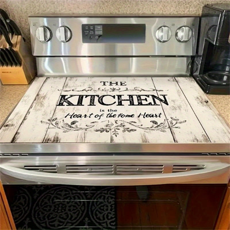 Extra-Large Stove Mat Scratch Resistant Kitchen Coffee Mat Easy to ...