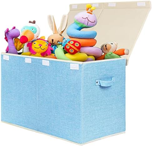 Extra Large Toy Box 167L, Sturdy Toy Storage Chest Organizer Bin ...